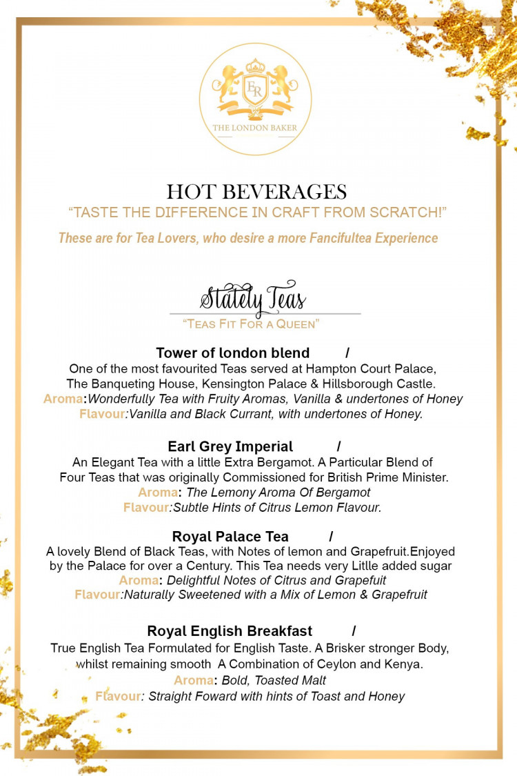 Menu / Providing you with exquisite taste