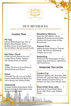 Menu / Providing you with exquisite taste