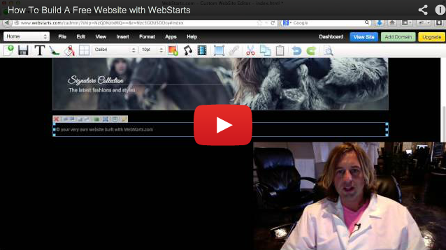 How To Get Started Building A Free Website With WebStarts