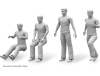 Human models for Solidworks and other CAD Software