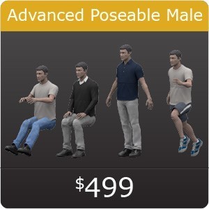 Human CAD model Store- Human models for Solidworks and more