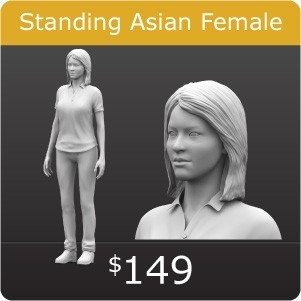 Human CAD model Store- Human models for Solidworks and more