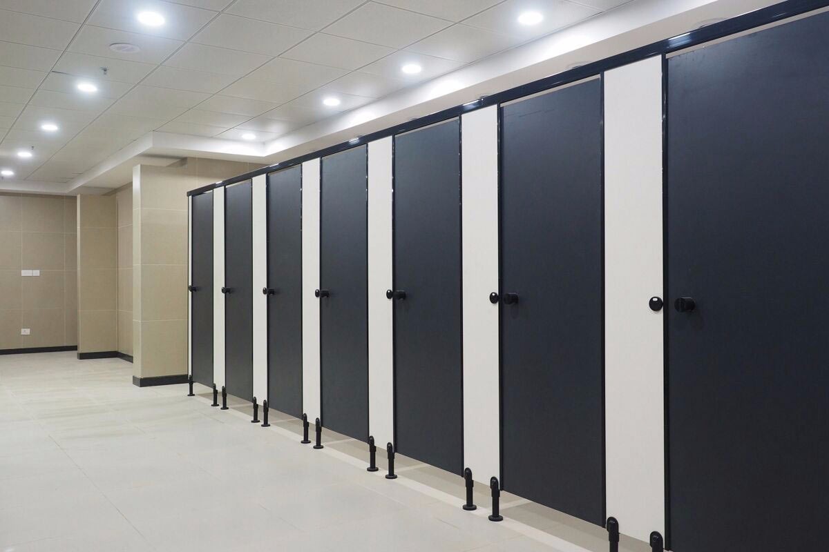 Superior Compact Laminate Toilet Partition System Manufacturers, HPL Bathroom Partitions Suppliers