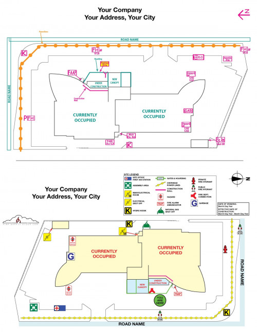 Occupied Building Site.