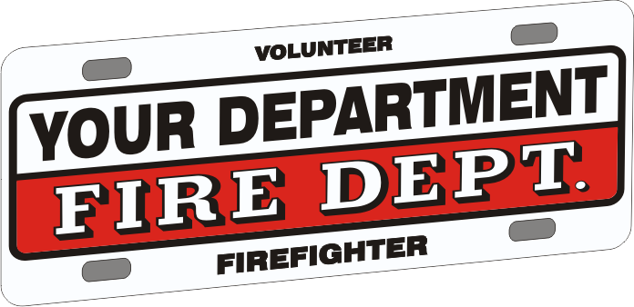 Nurndy-Forfire - Firefighter Vehicle Licence Plates