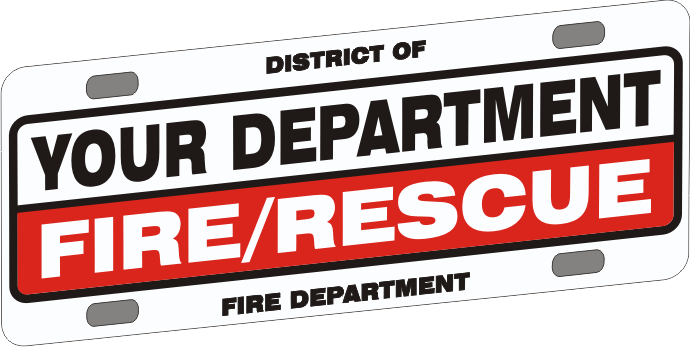 Nurndy-Forfire - Firefighter Vehicle Licence Plates