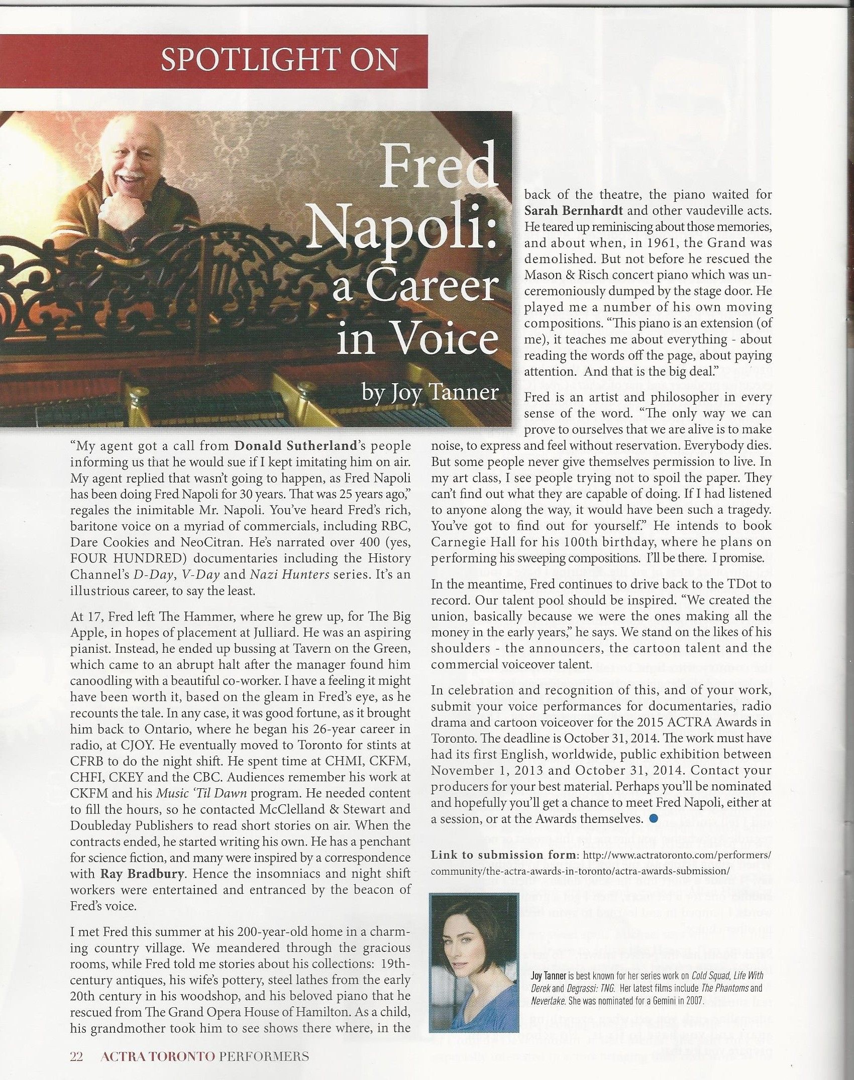 Napoli Actra article