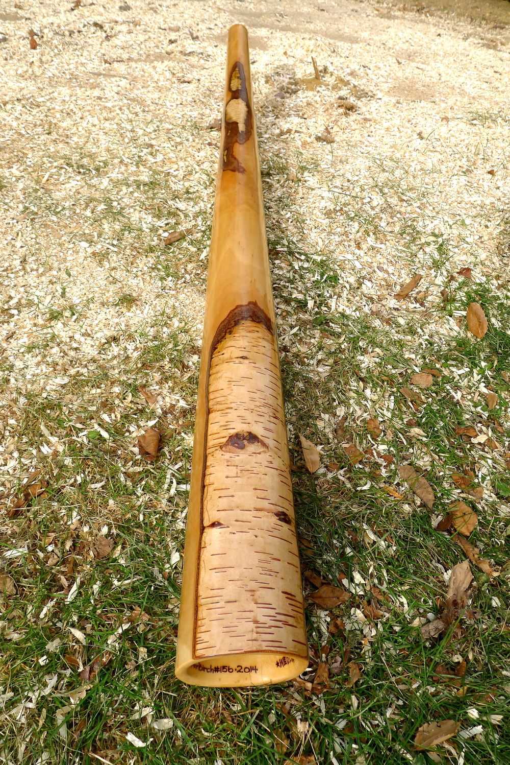 Paper Birch Didgeridoo for sale.