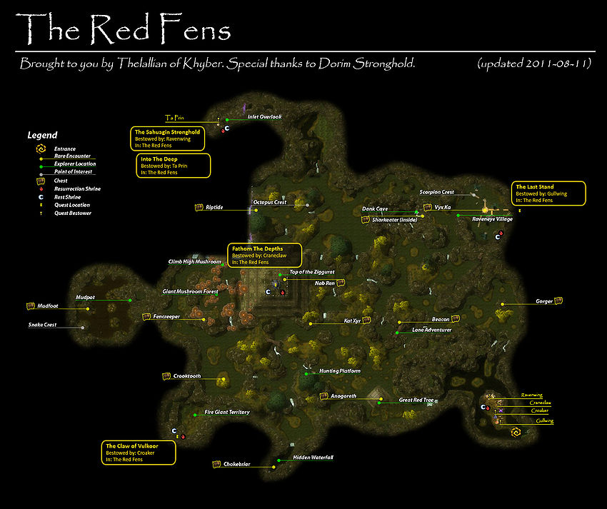 Quest Maps for DDO