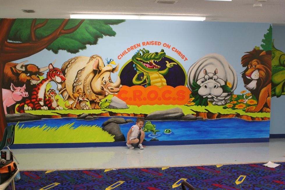Bible Stories Mural